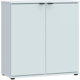 FORTE Kommode &raquo;Ganymede&laquo; Kommode, Stauraum, Metallgriffe, 4 Dekore, Breite 80,1cm wei&szlig; Holzwerkstoff B/H/T: 80,1cm x 82,3cm x 34,1cm, 2 Stk.