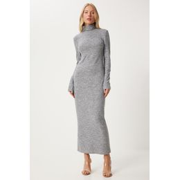 Happiness İstanbul Kleid Damen Gr&ouml;&szlig;e 38 grau Sommerkleid