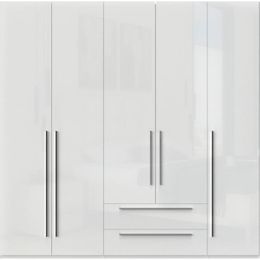 OTTO home Kleiderschrank &raquo;Piano, UV lackiert, hochgl&auml;nzend in beige oder wei&szlig;, FSC-zertifiziert&laquo; Made in Europe, in vielen Breiten, H&ouml;he 224cm, mit 