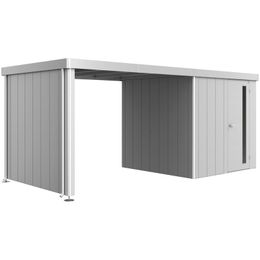 BioHort Ger&auml;tehaus-Anbaudach silber Stahlblech Einheitsgr&ouml;&szlig;e