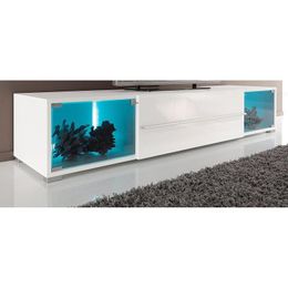 Lowboard &raquo;Aqua&laquo; TV-Board, Breite 141 cm oder 161 cm wei&szlig; B/H/T: 141cm