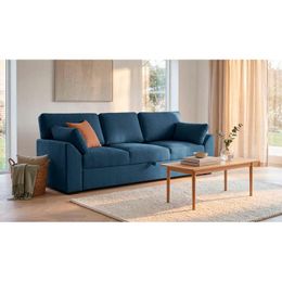 OTTO home 3-Sitzer &raquo;Citry&laquo; Breite 233 cm, Chenille, mit Bettfunktion, Liegefl&auml;che 144x190 cm blau 100% polyester B/H/T: 233cm x 88cm x 86cm, Chenille