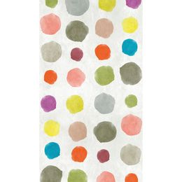 Livingwalls living walls Kindertapete &raquo;The Wall&laquo; gepunktet matt mehrfarbig glatt Fototapete Punkte Tapete Kreise Tapeten Kinderzimmer Design Wandtapete bunt Vinyl