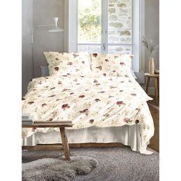 Irisette Bettw&auml;sche &raquo;Meran-J 8627&laquo; 2 Stk. flauschig weich und w&auml;rmend Feinbiber, Obermaterial: 100% Baumwolle B/L: 140cm x 200cm, 1 Stk., 1 Stk., Feinbiber, B/