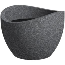 Scheurich Blumentopf &raquo;30/250&laquo; schwarz B/H/T: 29,5cm x 22,2cm x 29,5cm