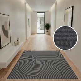 OTTO home Fu&szlig;matte &raquo;Sammo, Schmutzfangmatte, Teppich, f&uuml;r Hausflur und Wohnbereiche&laquo; rechteckig 5 mm H&ouml;he Indoor, Eingangsmatte, Design, Scandi, Zen, 