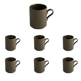 APS Tasse &raquo;THE GRID&laquo; &Oslash; 7,5 cm, H: 9,5 cm, 240 ml, Porzellan Porzellan &Oslash; 7,5cm x 9,5cm, 6
