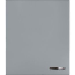 KOCHSTATION H&auml;ngeschrank &raquo;KS-Cara&laquo; Breite 60 cm grau basaltgrau, B/H/T: 60cm x 70,4cm x 34,9cm, T&uuml;ren: 1 Stk.