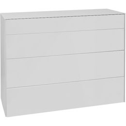 M&auml;usbacher Kommode &raquo;Imola&laquo; 2-Schubladen Kommode grau B/H/T: 121cm x 89cm x 42cm, F&uuml;&szlig;e aus Kunststoff,2 Packst&uuml;cke, 2 Stk.