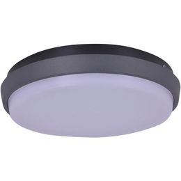 N&auml;ve n&auml;ve Au&szlig;en-Wandleuchte &raquo;LED Au&szlig;enwandleuchte IP54 "Mio" d:27cm&laquo; 1 Stk. Warmwei&szlig; Abstrahlwinkel: 110&deg;, f&uuml;r Wand- und Deckenmontage geeignet wei&szlig; H: 