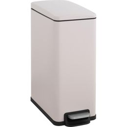 OTTO home M&uuml;lleimer &raquo;Joonah, Soft Close, schmal und kompakt&laquo; 1 Beh&auml;lter Nischen-M&uuml;lleimer, Treteimer, Kosmetikeimer mit Deckel Edelstahl B/H/T: 25,5cm