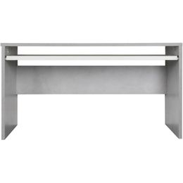 VOGL M&ouml;belfabrik Schreibtisch &raquo;Barrie mit 2-farbigem Tastaturauszug&laquo; in 2 Breiten, 2,5 cm Tischplattenst&auml;rke, Made in Germany grau B/H/T: 137cm x 73cm
