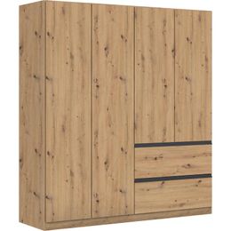 Rauch Dreht&uuml;renschrank &raquo;Kleiderschrank Schrank Garderobe COSTA in den Breiten 91/136/181 cm&laquo; in 3 Ausstattungen BASIC/CLASSIC/PREMIUM, viel Platz, 
