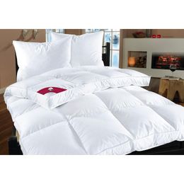 Ribeco Federbettdecke &raquo;Bettdecke in 135x200 und 155x220cm Topseller,&laquo; extrawarm F&uuml;llung 90Federnund10Daunen 1 Stk. tlg. Daunen und Federn, Made in 
