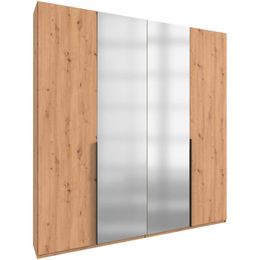 wimex Kleiderschrank &raquo;Mugano,in 5 Breiten,2 H&ouml;hen,2 Tiefen, viele Farben, Made in Germany&laquo; in Basic oder Premium Ausstattung, mit langen Griffen aus Metall,
