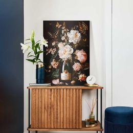 Reinders Leinwandbild &raquo;Festive Flowers&laquo; rosa Leinwand B/H/T: 50cm x 70cm x 2,5cm