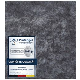 ANDIAMO Teppichfliese &raquo;Colmar Nadelfilz, Gesamth&ouml;he 4 mm&laquo; quadratisch 40x40 cm, selbstklebend, robust & strapazierf&auml;hig, 25 St&uuml;ck (4 qm) grau Polyester B : 