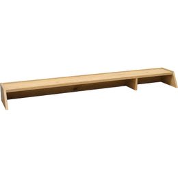 M&auml;usbacher Schreibtischaufsatz &raquo;Big System Office&laquo; Breite 137 cm braun Holzwerkstoff B/H/T: 137cm x 13cm x 26cm