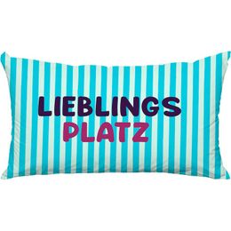 queence Dekokissen &raquo;Lieblingsplatz&laquo; Premium Outdoor Kissenbezug; Format: 60x40 cm Polyester B/L: 60cm x 40cm, 1 Stk.