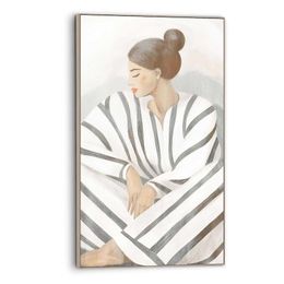 Reinders Wandbild &raquo;Zen-Dame&laquo; Schlafzimmer - Beige - MDF - Frauen - 70x118 cm beige B/H/T: 70cm x 118cm x 3,7cm