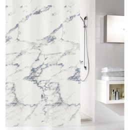 Kleine Wolke Duschvorhang &raquo;Marble&laquo; Breite 180 cm 1 Stk. tlg. mit Beschwerungsband grau Polyester B/H: 180cm x 180cm