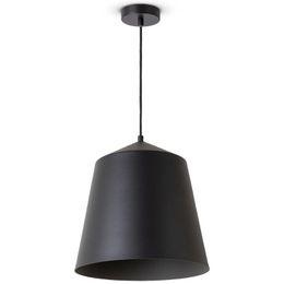 Paco Home Deckenleuchte &raquo;Jackson&laquo; E27 Wohnzimmer Esszimmer Pulverbeschichtet Industrial Design E27 schwarz 1, &Oslash; 32,5cm H: 32cm