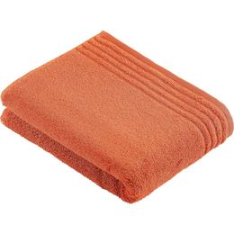 Vossen Badetuch &raquo;Vienna Style Supersoft&laquo; Supersoft Baumwolle orange Walkfrottee, Baumwolle B/L: 67cmx140cm, 1 Stk., 1 Badetuch (67x140cm), Walkfrottee