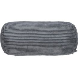 done. Nackenrolle &raquo;Zoom&laquo; Nackenrolle aus modernem Kordstoff grau Obermaterial: 92% Polyester, 8% Nylon B/H/L: 25cm x 25cm x 50cm