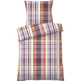 Dyckhoff Bettw&auml;sche &raquo;Chester&laquo; 2 Stk. bunt Satin, Obermaterial: 100% Baumwolle B/L: 155cm x 220cm, 1 Stk., 1 Stk., Satin, B/L: 80cm x 80cm, 2 Stk.