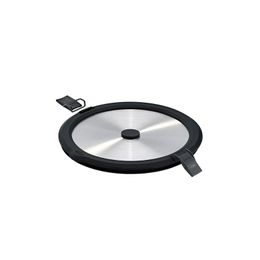 R&ouml;sle R&Ouml;SLE Deckel &raquo;Edelstahldeckel FLEXX 2GO 0,8 L rund mit Clips&laquo; Deckel f&uuml;r 0,8 L Dose FLEXX 2GO Edelstahl 18/10, Silikon B/H/L: 16,5cm x 1,6cm x 17cm