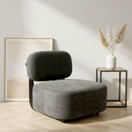 Home Affaire Loungesessel &raquo;LIORAN Designsessel mit filigranem Holzgestell&laquo; Designklassiker, modern und zeitlos grau rubber wood leg, pine wood frame, 