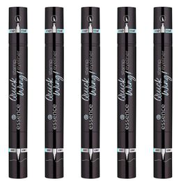 Essence Damen Eyeliner &raquo;Quick Wing! stamp eyeliner&laquo; mit pr&auml;ziser Filsspitze schwarz Einheitsgr&ouml;&szlig;e