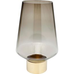 KARE Tischvase &raquo;Vase Noble Braun&laquo; braun Glas, Stahl B/H/T: 24cm x 40cm x 24cm