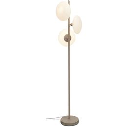 It'S About Romi it's About RoMi Stehlampe &raquo;SAPPORO&laquo; E14 Warmwei&szlig; Milchglass grau 3, H: 161cm