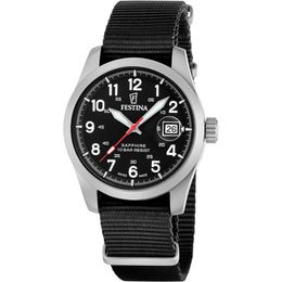 Festina Unisex Quarzuhr &raquo;Field Watches&laquo; Armbanduhr, Damenuhr, Herrenuhr, Swiss Made, analog, Tag Einheitsgr&ouml;&szlig;e