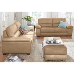 Calia italia Polstergarnitur &raquo;Gaia, hochwertige Garnitur aus 2-Sitzer & 3-Sitzer im edlen Design&laquo; Set, 2 Stk. tlg. aus pflegeleichtem Luxus-Microfaser