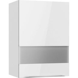 KOCHSTATION Glash&auml;ngeschrank &raquo;KS-Aken&laquo; wei&szlig; wei&szlig;, B/H/T: 50cm x 70,4cm x 34,6cm