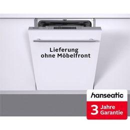 Hanseatic vollintegrierbarer Geschirrsp&uuml;ler &raquo;HGVI6082C13J7713DS&laquo; 13 Ma&szlig;gedecke inkl. 3 Jahre Herstellergarantie silber H&ouml;henverstellbarer Oberkorb und 