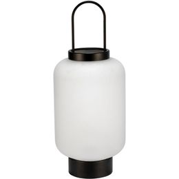 LED Laterne &raquo;Glow IP44&laquo; 1 Stk. Warmwei&szlig; schwarz-wei&szlig; 1, &Oslash; 16cm H: 38cm, 1 Stk.