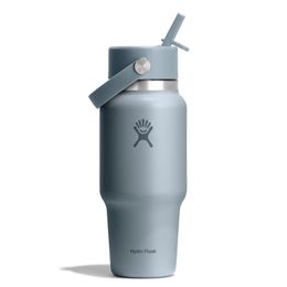 Hydro Flask Trinkflasche &raquo;24 OZ Wide Flex Straw Travel Bottle Cap, 710 ml&laquo; Geeignet f&uuml;r alle Wide Mouth Kappen und Deckel blau Edelstahl 710ml