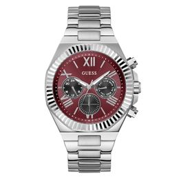 Guess Herren Multifunktionsuhr &raquo;Guess-EQUITY&laquo; Armbanduhr, Herrenuhr, Edelstahlarmband, analog, Wochentag, Tag Einheitsgr&ouml;&szlig;e