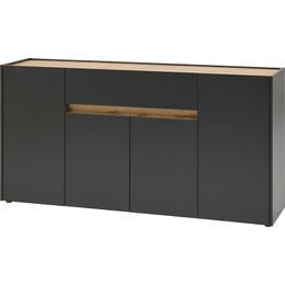 Home Affaire Sideboard &raquo;City/Giron&laquo; Breite ca. 170 cm grau B/H/T: 170cm x 84cm x 40cm, 1 Stk., 4 Stk.