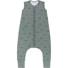 fillikid Babyschlafsack &raquo;mit Beinen, TOG 2,5&laquo; f&uuml;r das ganze Jahr und Raumtemperaturen von 15-21&deg;C gr&uuml;n 80, Rei&szlig;verschlussmitte Babyschlafsack