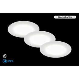 Briloner Leuchten LED Einbauleuchte &raquo;FLAT IN&laquo; wei&szlig; Einheitsgr&ouml;&szlig;e