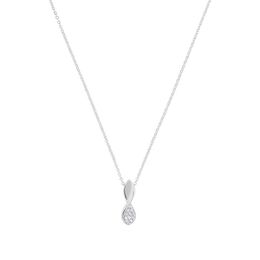 Amor Damen Kette mit Anh&auml;nger &raquo;Schmuck Geschenk&laquo; mit Zirkonia (synth.) silber Silber 925 (Sterlingsilber), L: 45 B: 1mm