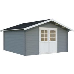 Palmako Gartenhaus &raquo;Lotta&laquo; verschiedene Farben grau Massivholz ohne Fu&szlig;boden, ohne Dacheindeckung