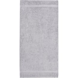 Dyckhoff Strandtuch &raquo;Planet&laquo; silber Walkfrottier, Obermaterial: 100% Baumwolle B/L: 70cmx200cm, 1 Stk., Walkfrottier