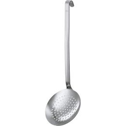 R&ouml;sle R&Ouml;SLE Schauml&ouml;ffel Abseihl&ouml;ffel mit Hakengriff, Edelstahl 18/10, sp&uuml;lmaschinengeeignet silber Edelstahl 18/10 &Oslash; 10cm - L: 33cm