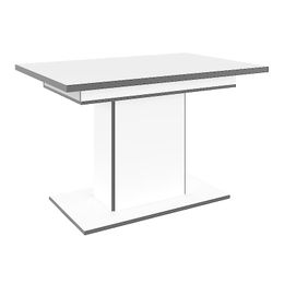 Hela Esstisch &raquo;Ariana, Tisch, K&uuml;chentisch, Auszugstisch&laquo; durch innenliegende Einlegeplatten ausziehbar 120-160 cm schwarz-wei&szlig; B/H/T: 120cm x 76cm x 