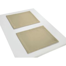 WIRTH Platzset &raquo;NEWBURY&laquo; grau Obermaterial: 67% Polyester, 33% Baumwolle B/L: 35cm x 40cm, 4 Stk., Baumwolle Polyester, eckig